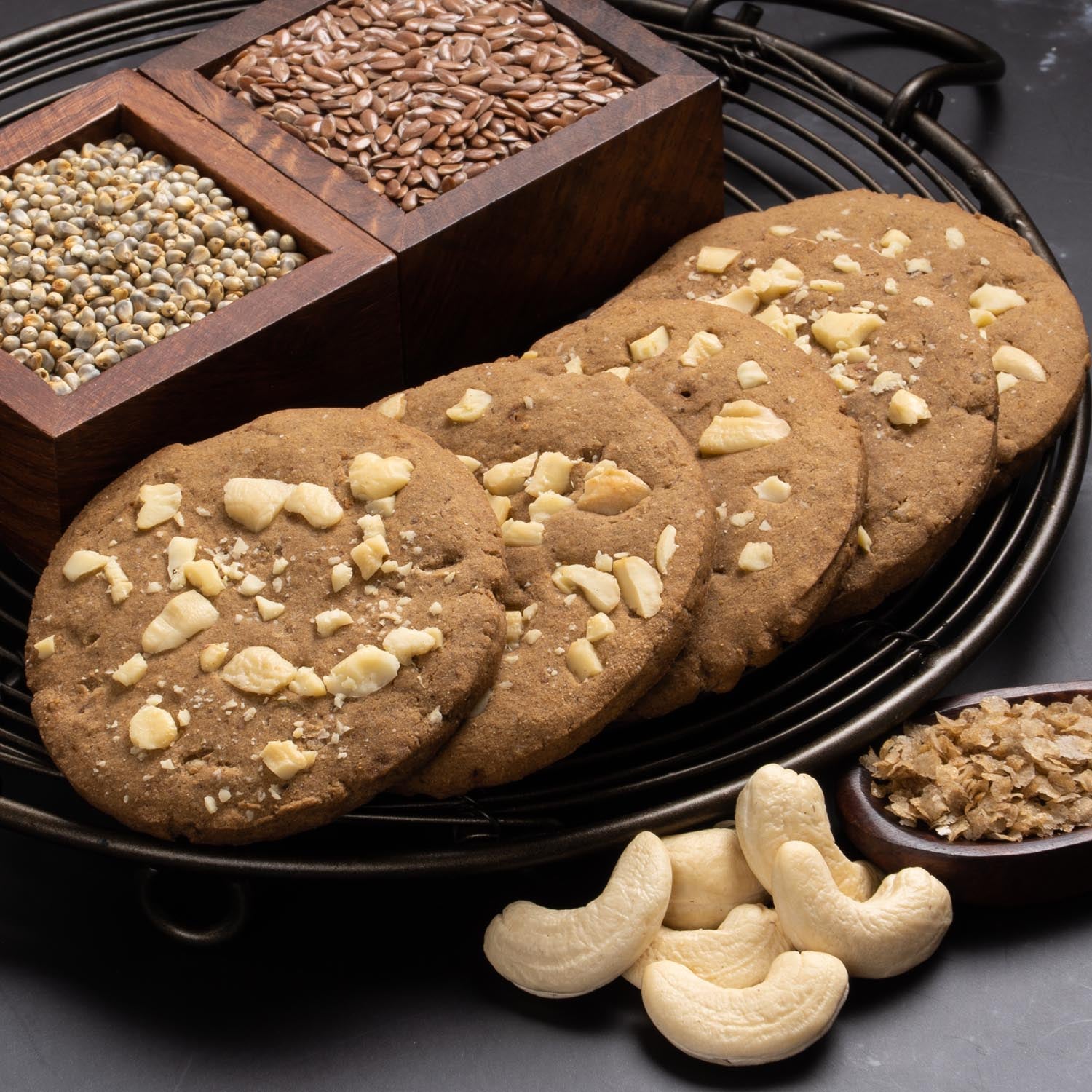 Millet Cashew Cookies – 120g, Guilt-Free, Gluten-Free & Delicious ...